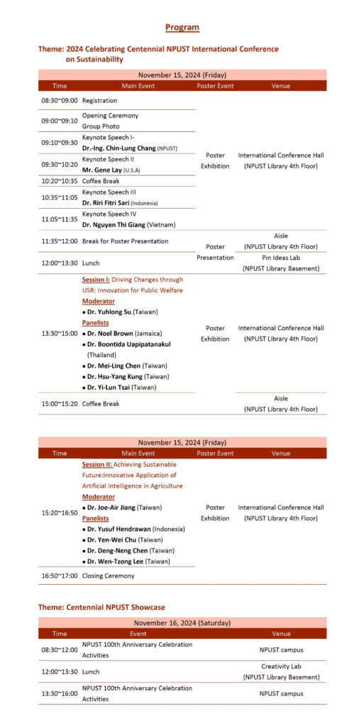 ICS 2024 – National university of Science and Technology